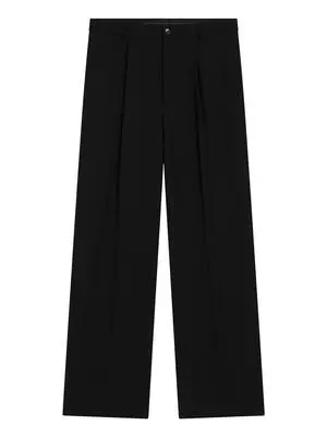 Dries Van Noten Penrud Wool Trousers - Black