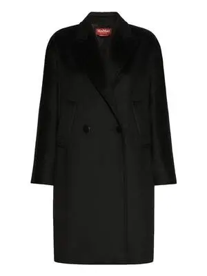 Max Mara Mastro Wool Coat - Black