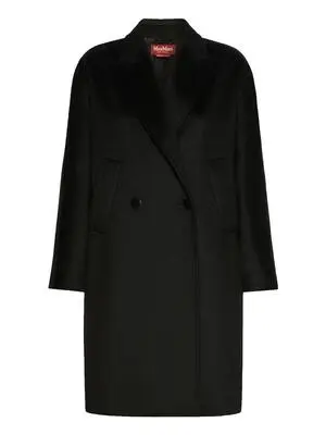 Max Mara Mastro Wool Coat - Black