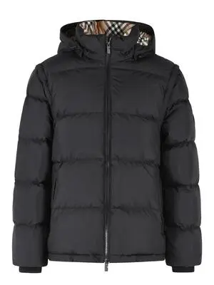 Burberry Bideford' Nylon Down Jacket - Black
