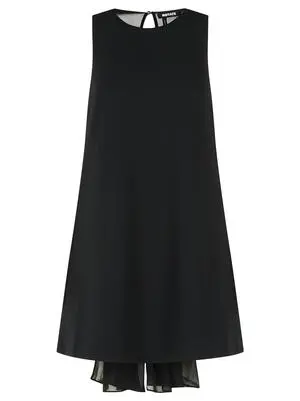 ROTATE BY BIRGER CHRISTENSEN Crêpe Mini Dress - Black