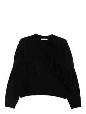 DOROTHEE SCHUMACHER Argyle-pattern Sweater