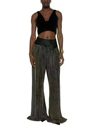 ROSANNA OCAMPO Arena Crop Top - Black