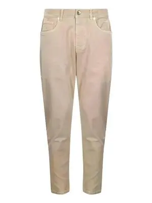 Eleventy Straight-leg Five-pocket Trousers - Neutrals