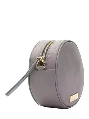 POMPEI DONATELLA Round Leather Crossbody Bag