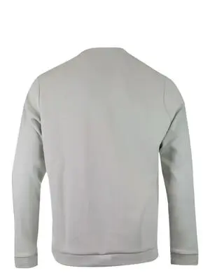 BOSS Logo-detail Sweater Grey