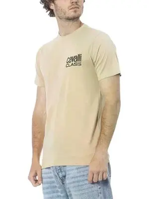 Roberto Cavalli Logo-print T-shirt - Neutrals