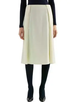 JIL SANDER Pleated A-line Skirt