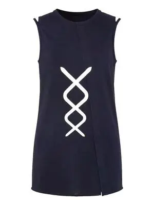 NICOLÒ BERETTA Graphic-print Tank Top - Blue