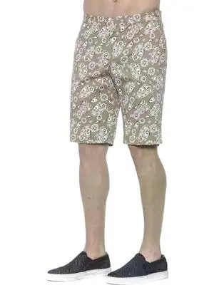 PT TORINO Paisley-print Shorts - Neutrals