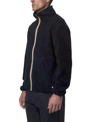 K-WAY Pascal Reversible Fleece Jacket - Blue