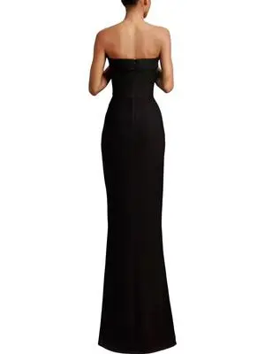 GEMY MAALOUF Strapless Draped Dress