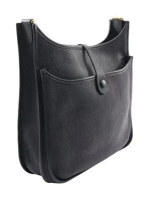 Hermès 2020 Clemence Evelyne Iii 29 Crossbody Bag Black
