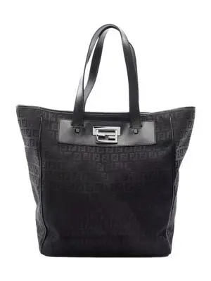 Fendi 2010s Zucchino Tote Bag - Black