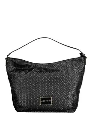 MARIO VALENTINO Quilted Logo-plaque Tote Bag - Black