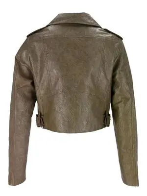 MICHAEL KORS Long-sleeved Biker Jacket