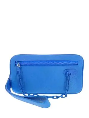 LOUIS VUITTON 2019 Monogram Taurillon Pochette Volga Clutch Bag - Blue