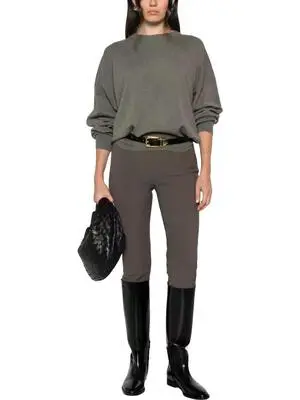 Brunello Cucinelli Crew-neck Drop-shoulder Sweater - Grey