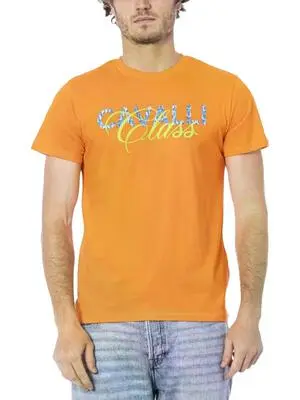 Roberto Cavalli Logo-print T-shirt - Orange
