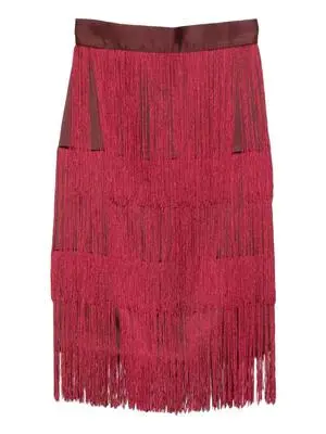 ROSANNA OCAMPO Lola Midi Skirt - Red