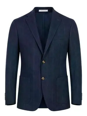 Eleventy Pinstripe-pattern Suit - Blue