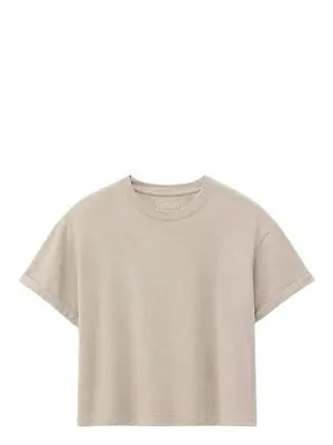 Ba&sh Rosie Rolled-cuff T-shirt - Neutrals