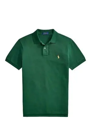 Polo Ralph Lauren Logo-embroidered Piqué Polo Shirt - Green