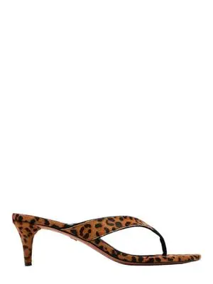 Sam Edelman Amie Animal-print Sandals - Brown