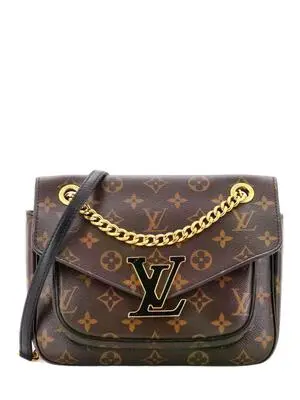 LOUIS VUITTON Passy Handbag Monogram Canvas Crossbody Bag - Brown