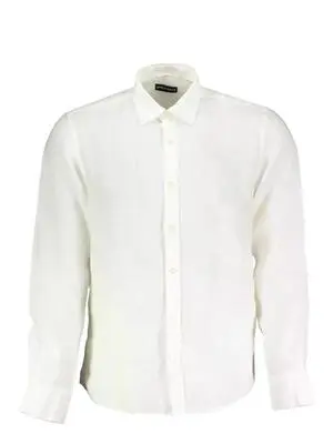 NORTH SAILS Long-sleeved Linen Shirt - White