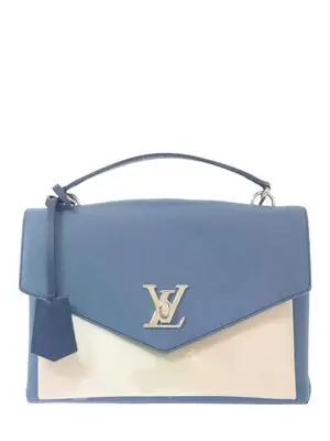 LOUIS VUITTON 2017-2026 Bicolor Taurillon Mylockme Top Handle Bag Satchel