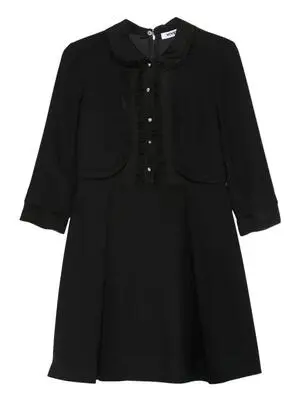 Vivetta Ruffled Mini Dress - Black