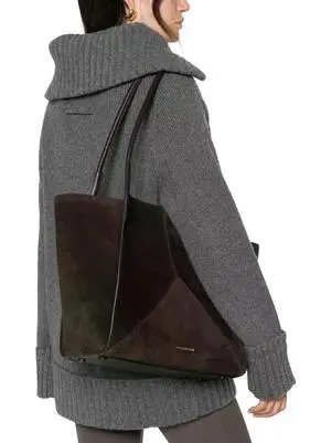 Victoria Beckham Suede Tote Bag - Brown