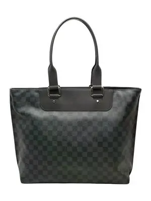 LOUIS VUITTON 2017 Damier Cobalt Cabas Voyage Tote Bag