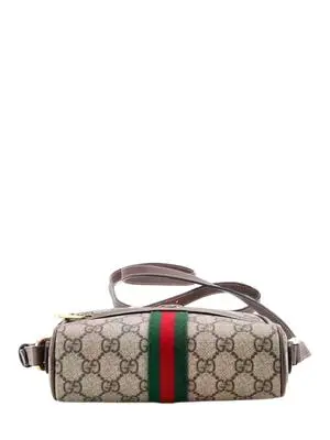 GUCCI Ophidia Shoulder Bag Gg Coated Canvas Mini Crossbody Bag