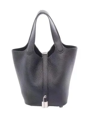 Hermès Pm Picotin Lock Tote Bag - Black