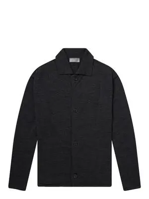 MARGARET HOWELL Merino Wool Cardigan - Gray