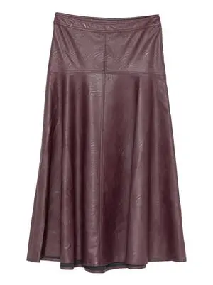 FORTE_FORTE Forte Forte Eco Leather Midi Skirt