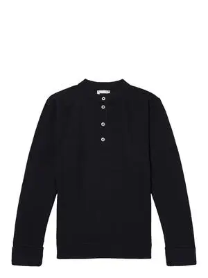 S.N.S. HERNING Stamina Ribbed Wool Sweater - Blue