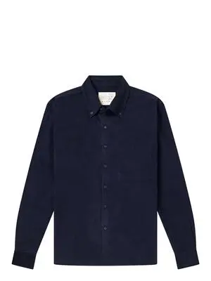KARDO Ronald Cotton-corduroy Shirt - Navy