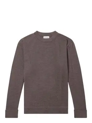 S.N.S. HERNING Stamina Virgin Wool Sweater - Brown
