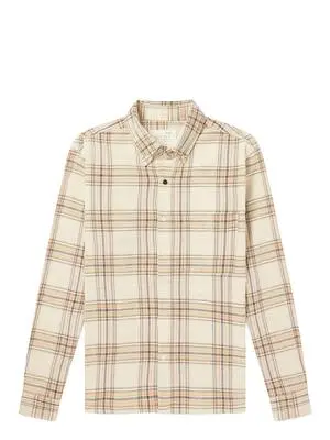 KARDO Ronald Checked Cotton Shirt - Beige