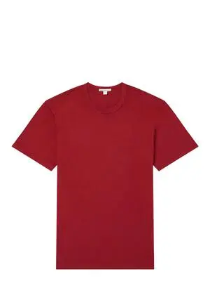 JAMES PERSE Cotton-jersey T-shirt - Red