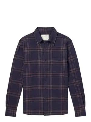 KARDO Ronald Checked Cotton Shirt - Blue