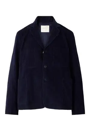 KARDO Somesh Cotton-corduroy Suit Jacket - Blue