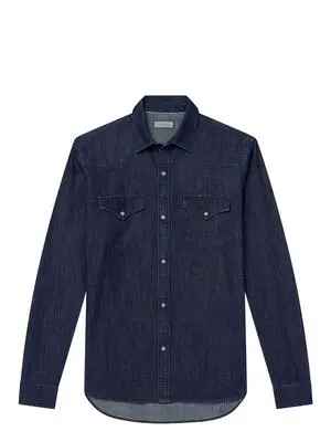 Canali Denim Shirt - Navy