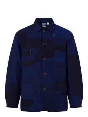 Blue Blue Japan Nenrin Patchwork Cotton Jacket - Blue