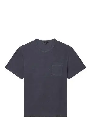 JAMES PERSE Slub Cotton-jersey T-shirt - Black