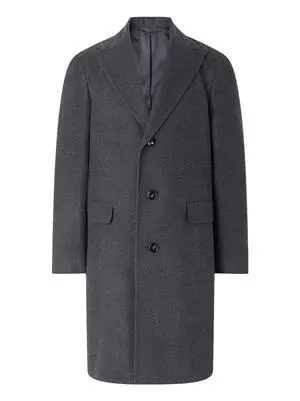 Canali Wool-flannel Coat - Gray