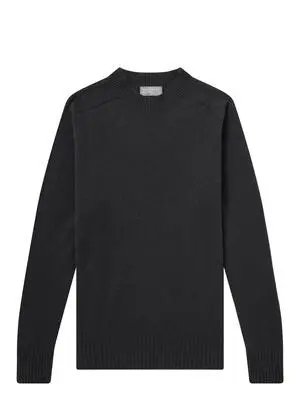 MARGARET HOWELL Seamless Merino Wool And Cashmere-blend Sweater - Gray